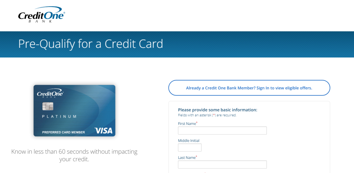 3 Steps to Credit One Pre-Approval (2023)