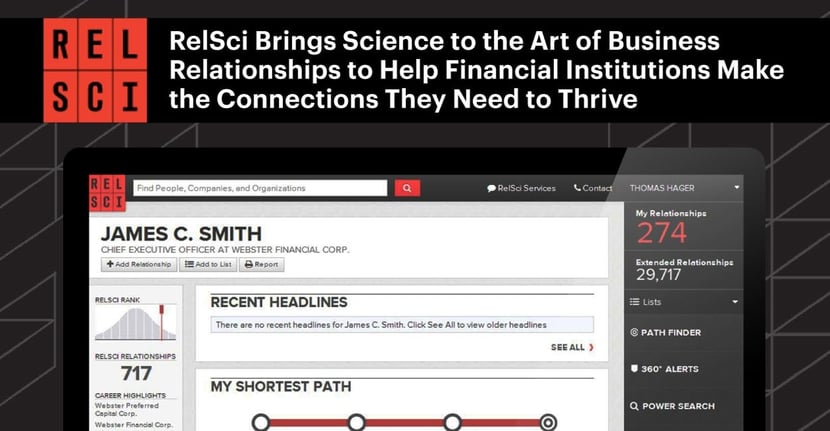 RelSci Brings Science to the Art of Business Relationships to Help ...