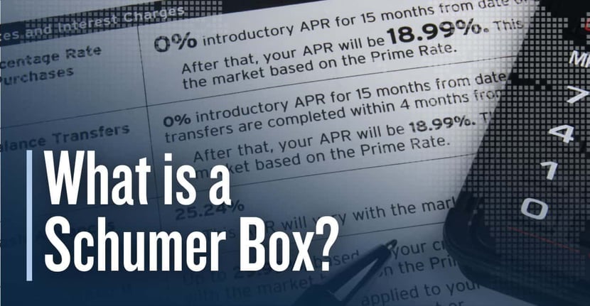 What Is a Schumer Box?