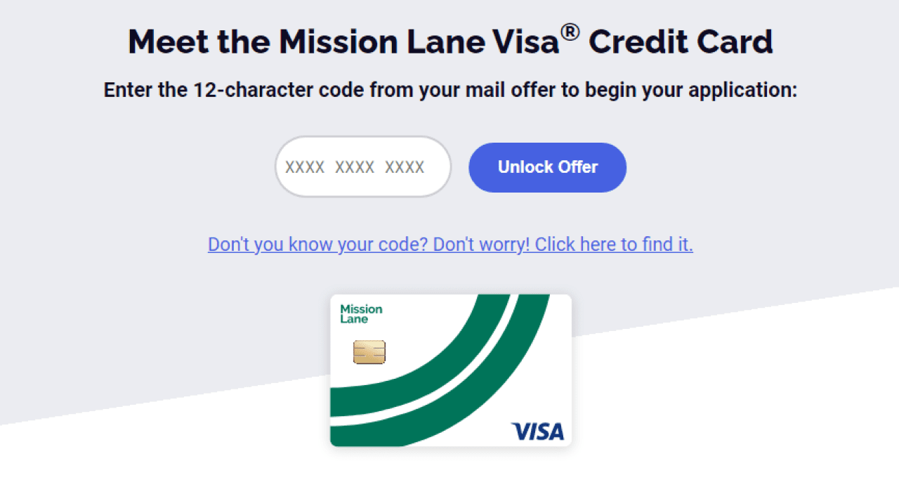 Mission Lane Credit Card Preapproval