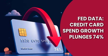 Fed Data Shows Credit Card Spending Growth Collapsed 74% in One Month