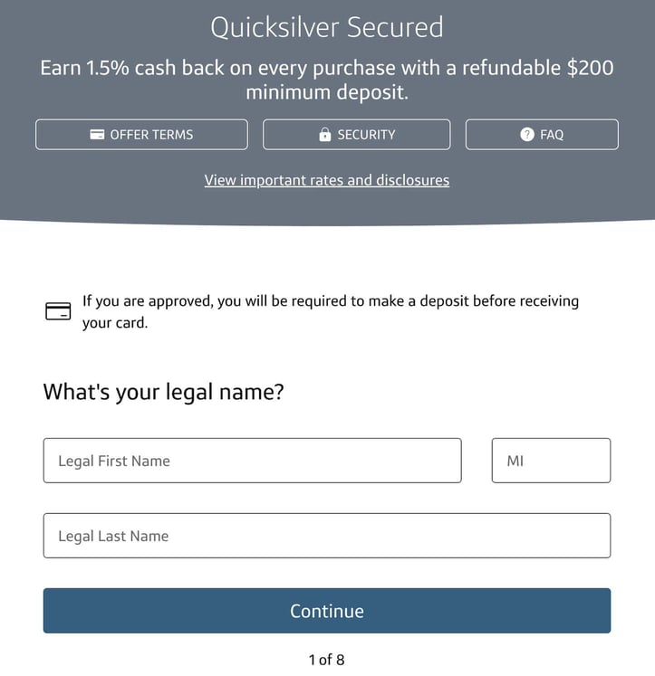 Capital One Quicksilver Secured Cash Rewards Credit Card Review (Jun. 2026)