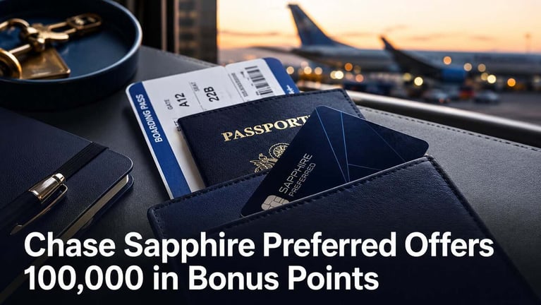 Chase Sapphire Preferred Brings Back 100,000-Point Bonus