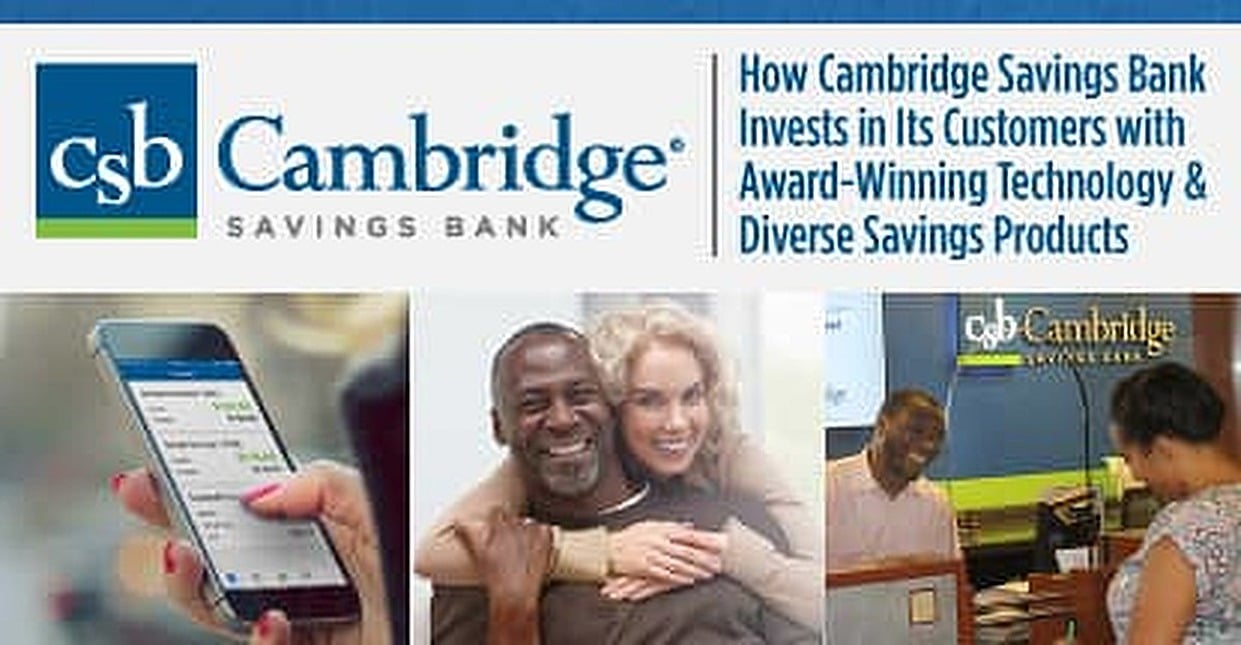 How Cambridge Savings Bank Invests in Its Customers with Award-Winning ...