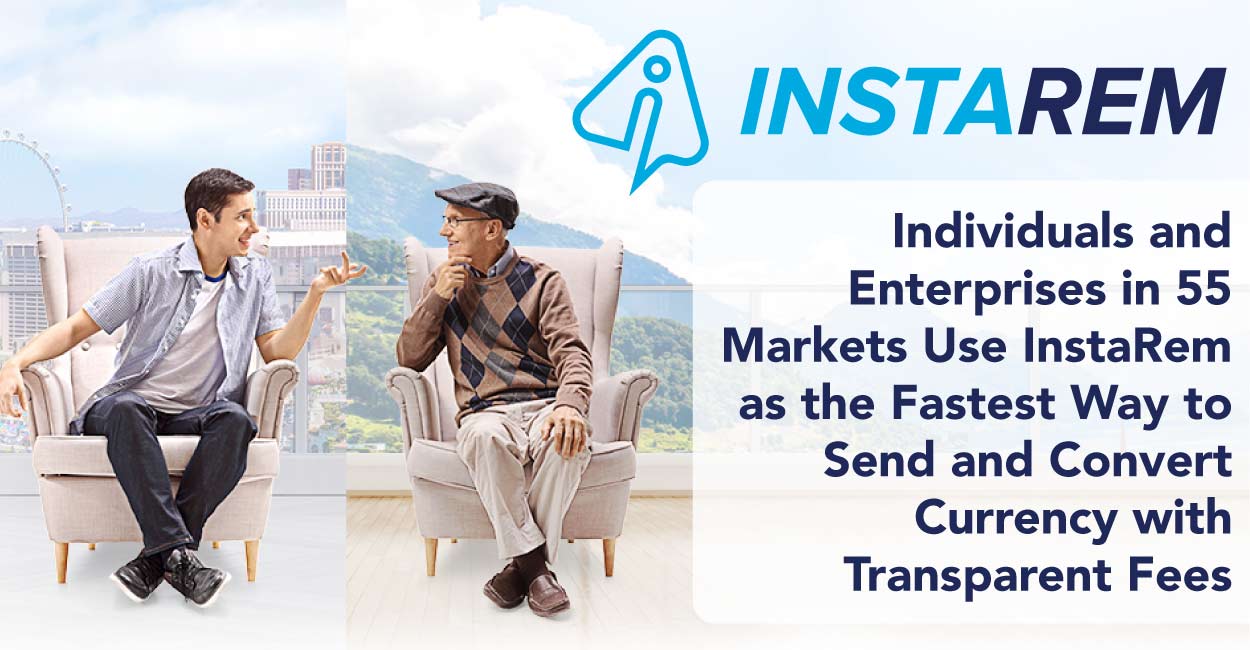 Individuals and Enterprises in 55 Markets Use InstaReM as the Fastest ...