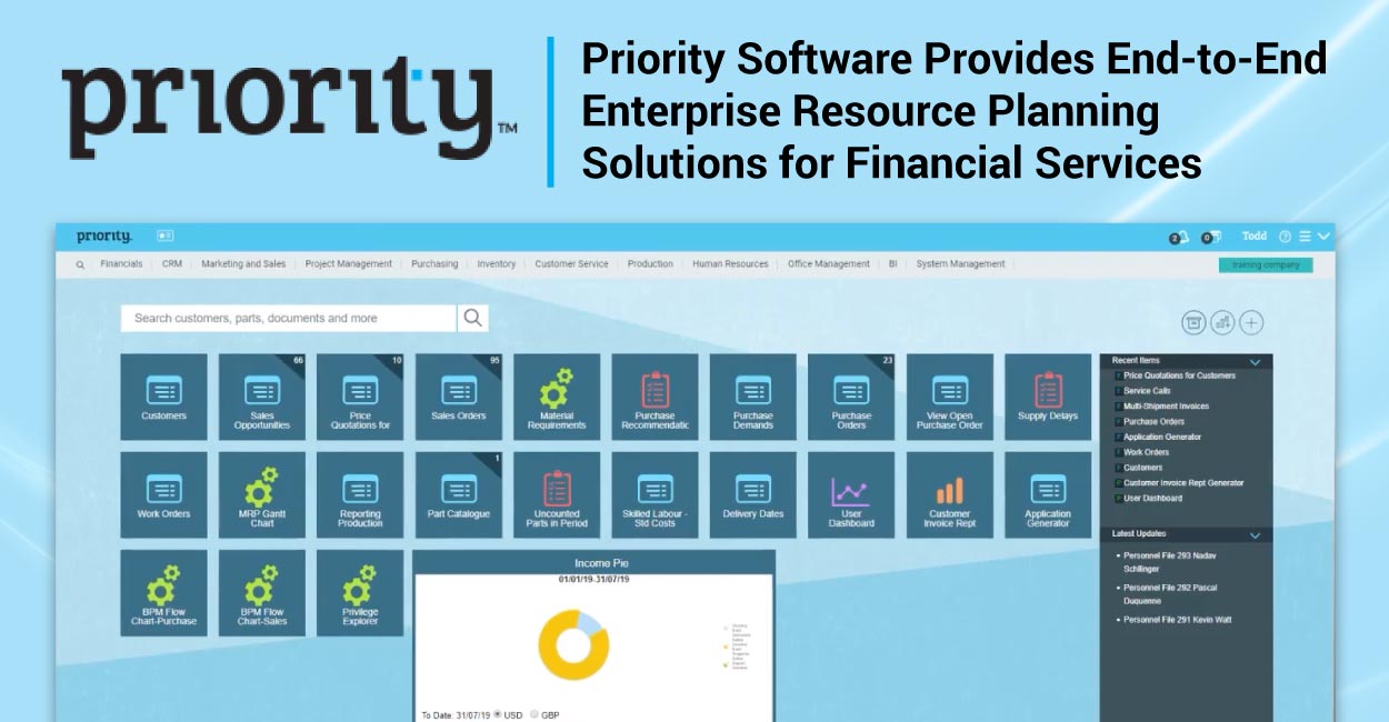 Priority Software Provides End-to-End Enterprise Resource Planning ...