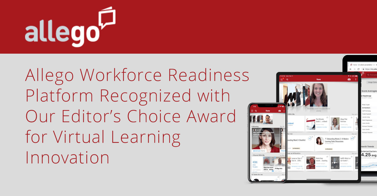 Allego Workforce Readiness Platform Recognized with Our Editor’s Choice ...