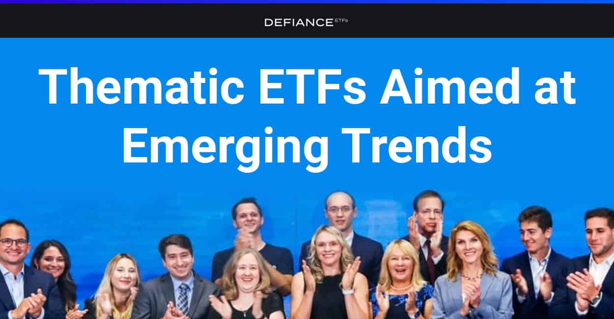 Defiance Curates Thematic ETFs to Help Investors Take Advantage of Next ...