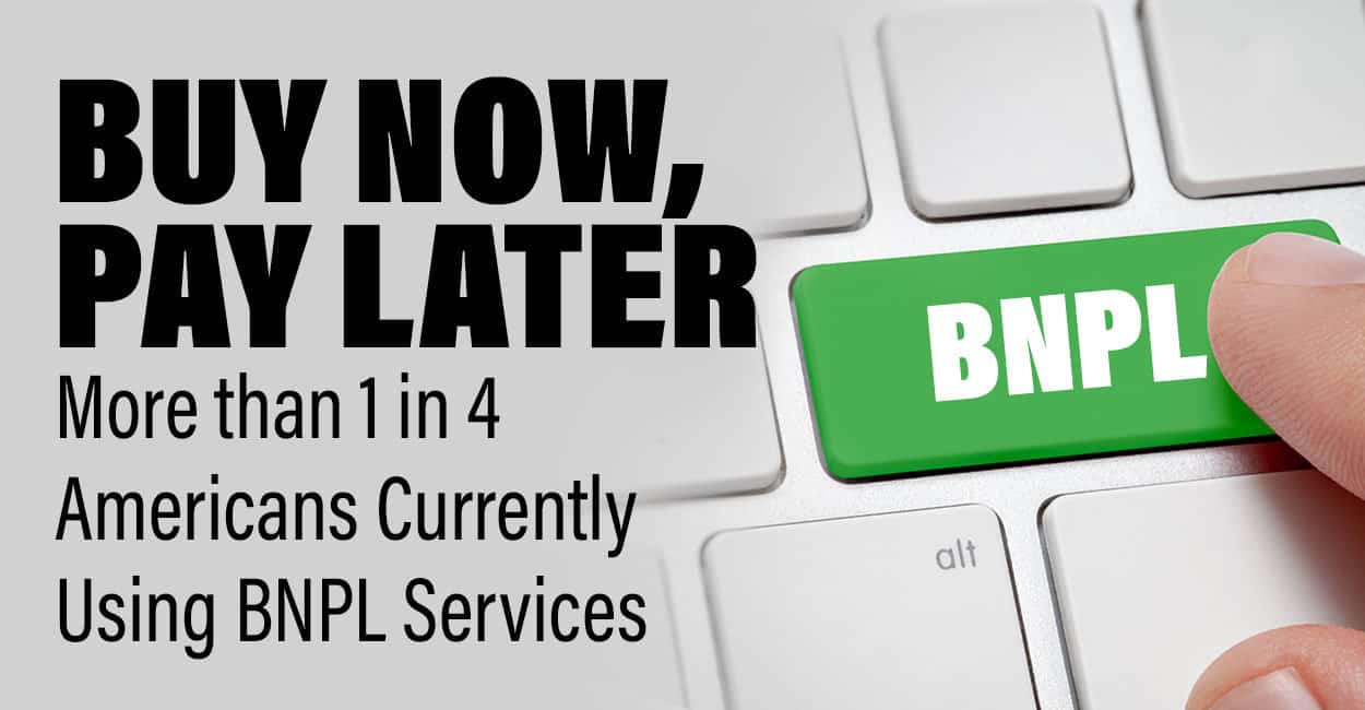 Buy Now, Pay Later: More than 1 in 4 Americans Currently Using BNPL ...