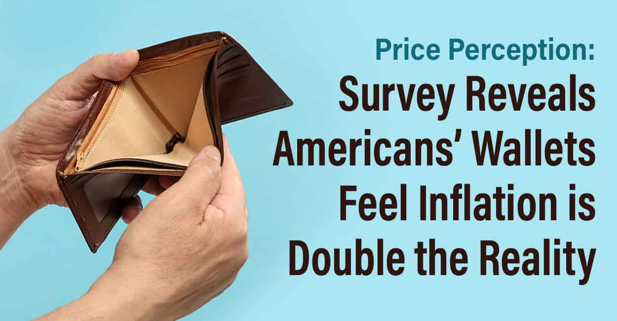 Price Perception: Survey Reveals Americans’ Wallets Feel Inflation is ...