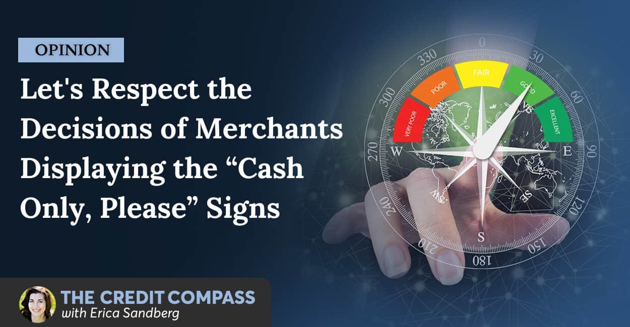 Opinion: Let's Respect the Decisions of Merchants Displaying the “Cash ...
