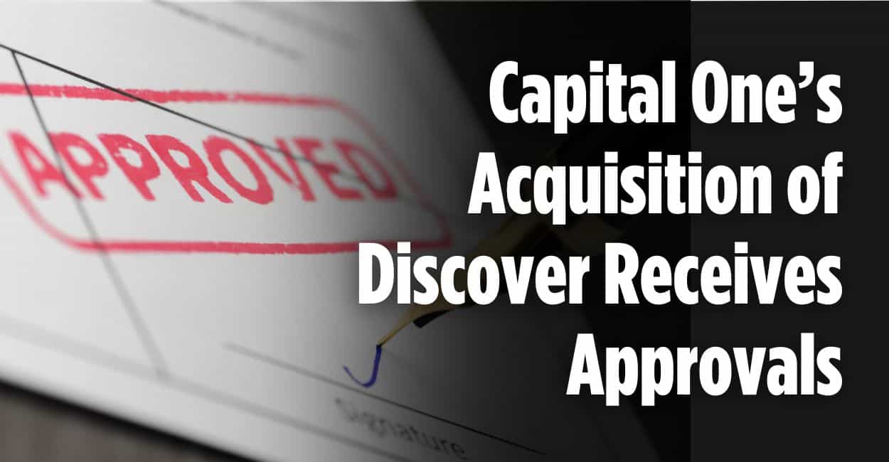 Capital One’s Acquisition of Discover Receives Final Regulatory ...