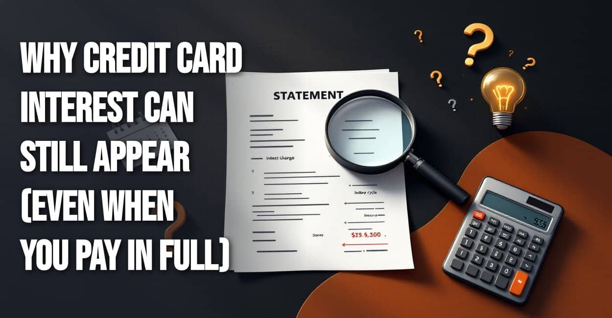3 Reasons Credit Card Interest Can Still Appear (Even When You Pay in Full)